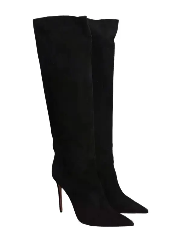 CASTAGNA Smirne Pointed-toe Stiletto-heel Boots - Black