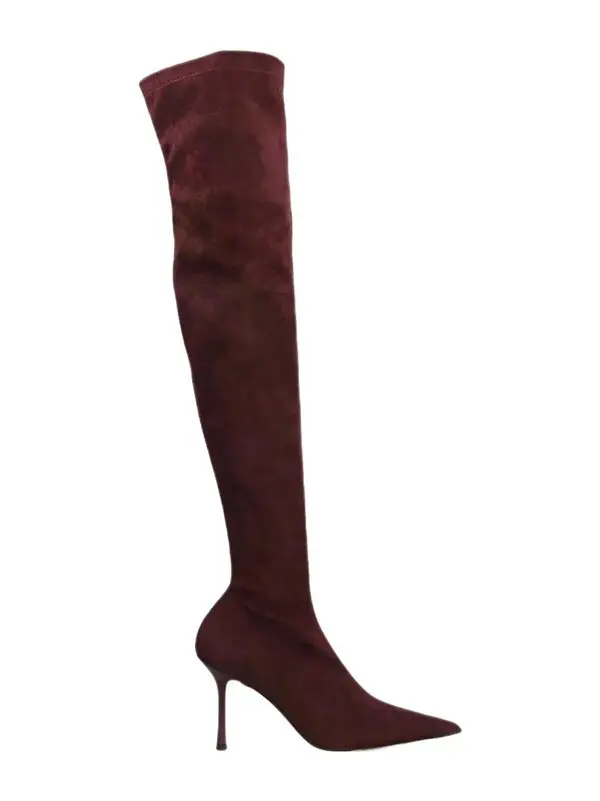 CASTAGNA Pointed-toe Marlene Boots - Red