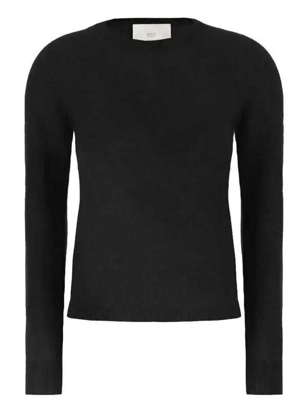 VANISE Crew Neck Cashmere Sweater - Black