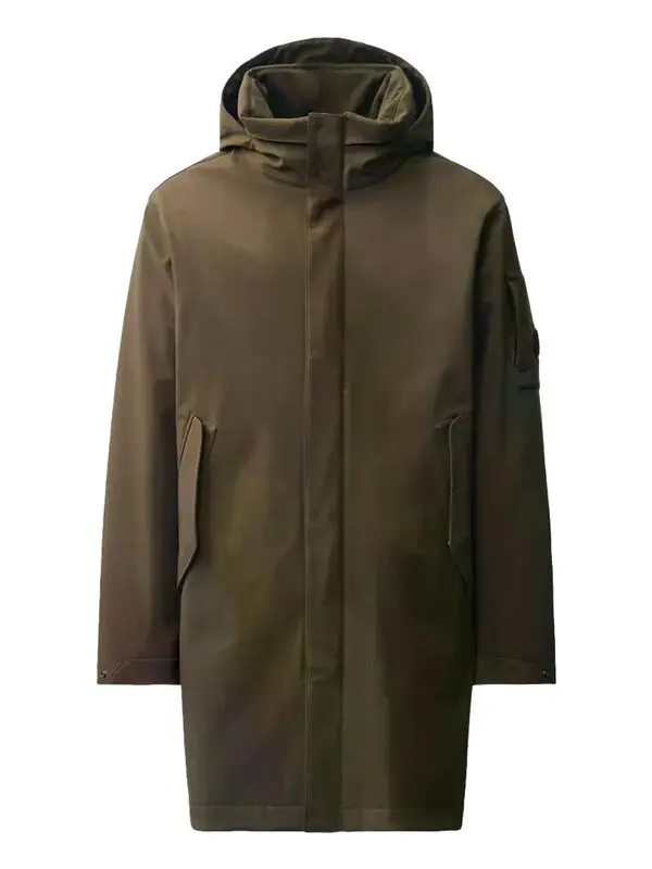 C.P. COMPANY Shell-r Quilted-liner Hooded Coat - Green