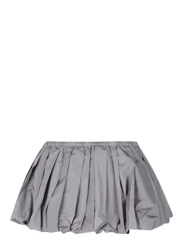 Miu Miu Technical Fabric Miniskirt - Grey