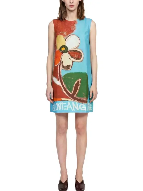 ALEMAIS X Karlee Mackie Lenny Embellished Mini Dress - Blue