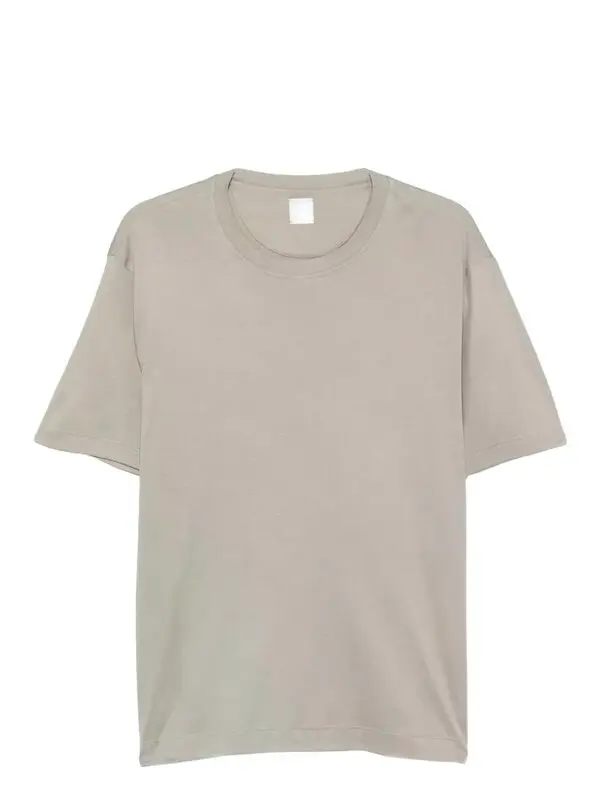 Eleventy Crew-neck Short-sleeve T-shirt - Neutrals