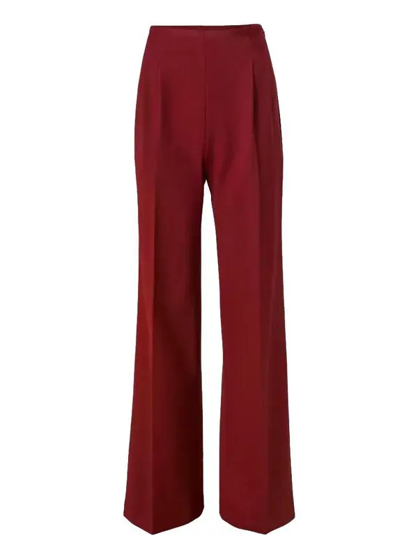 Carolina Herrera Marisol Wide-leg Palazzo Pants - Red