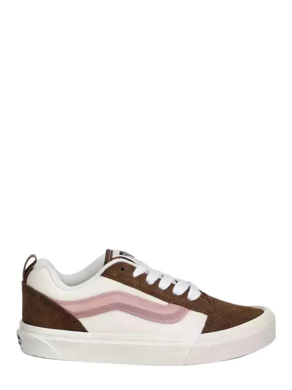VANS Knu Skool Sneakers With Suede Paneling - Brown