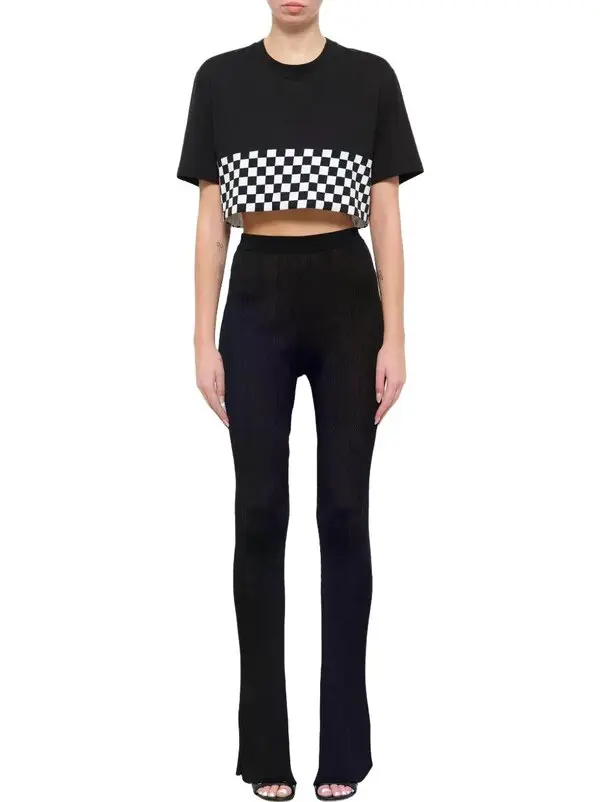 Givenchy Podium Cb Crop T-shirt - Black