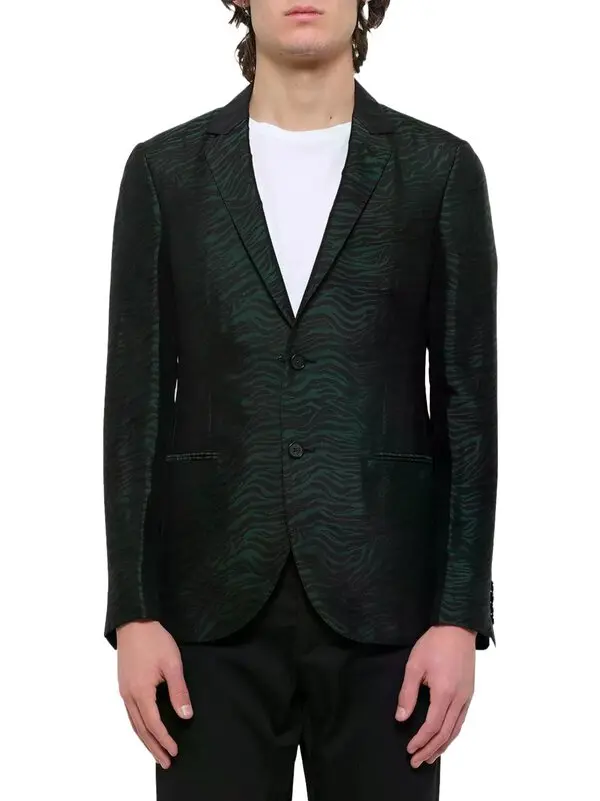 LANVIN D8 Slimfit 2bt Jacket - Green