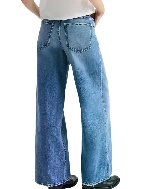 TWP Tiny Dancer Wide-leg Jeans - Blue