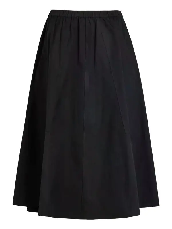 Vince Elasticated-waist Maxi Skirt - Black