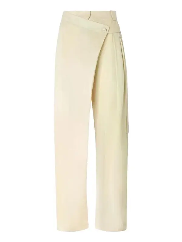 Pinko Carrot-fit Wrap Trousers - Neutrals