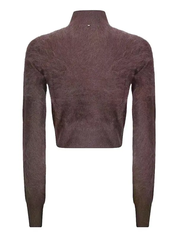 Sportmax High-neck Cashmere Sweater - Brown