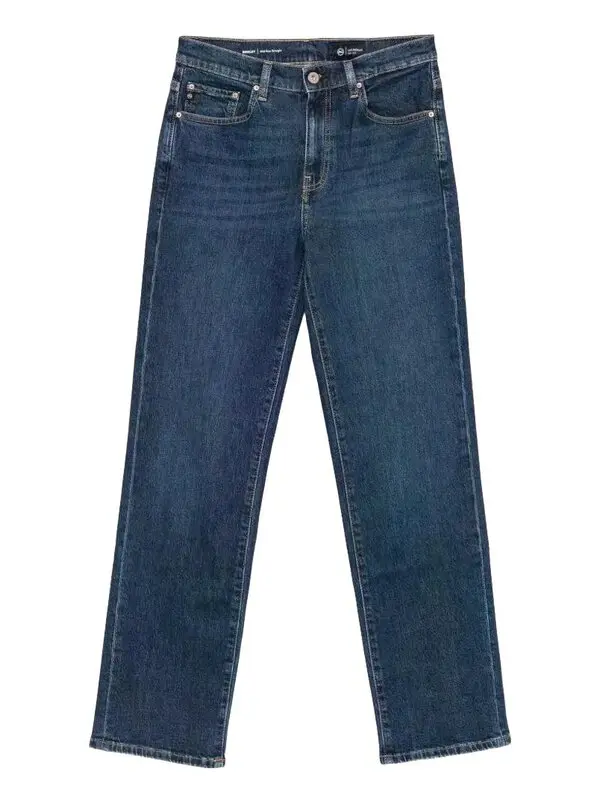 Ag Brinley Straight-leg Jeans - Blue