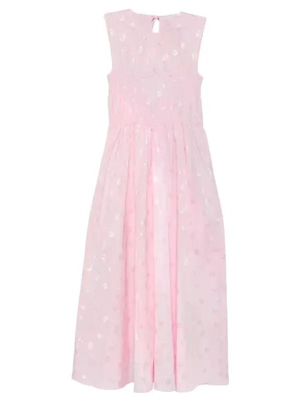 Cecilie Bahnsen Christy Floral-jacquard Dress - Pink