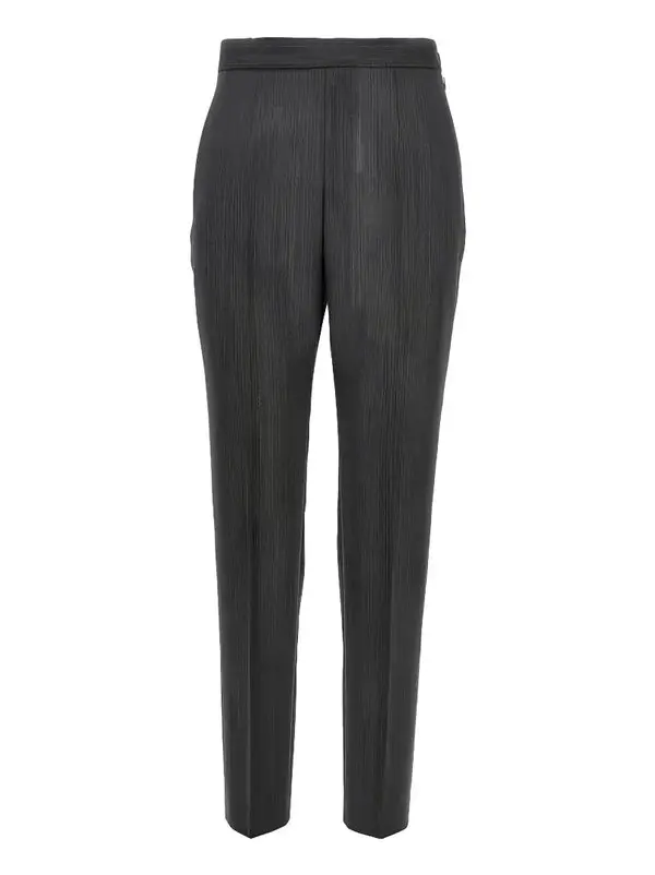 JIL SANDER Pinstripe-pattern Tailored Trousers - Grey