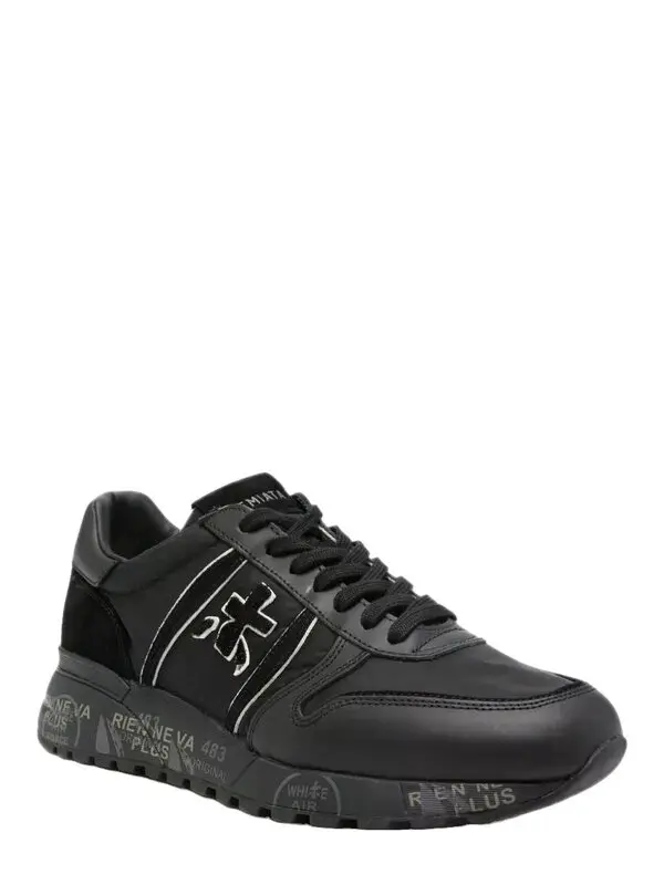 Premiata Lander Panelled Sneakers - Black