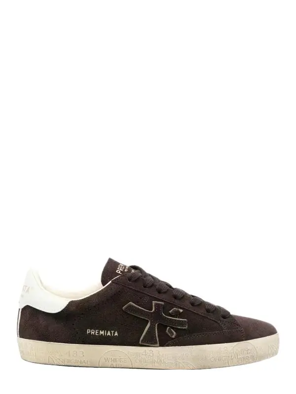 Premiata Suede Lace-up Sneakers - Brown