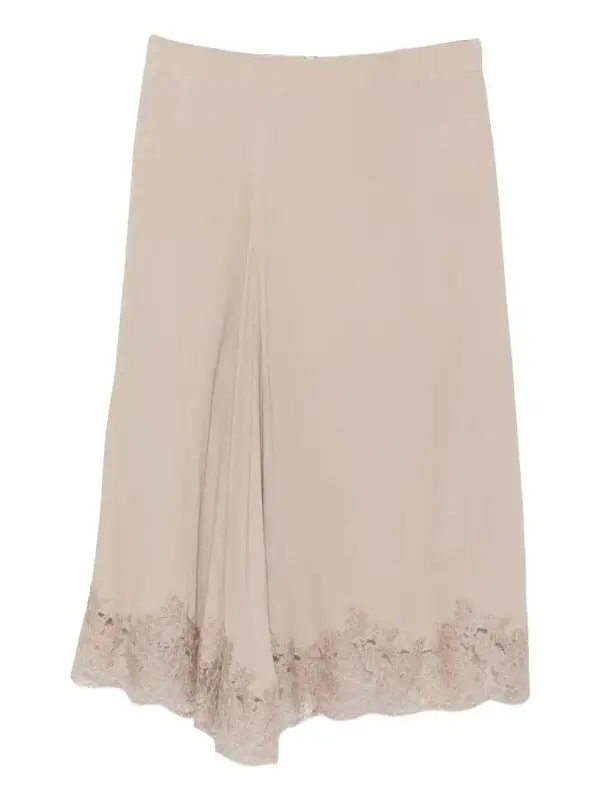 P.a.r.o.s.h Arnia Midi Skirt - Neutrals