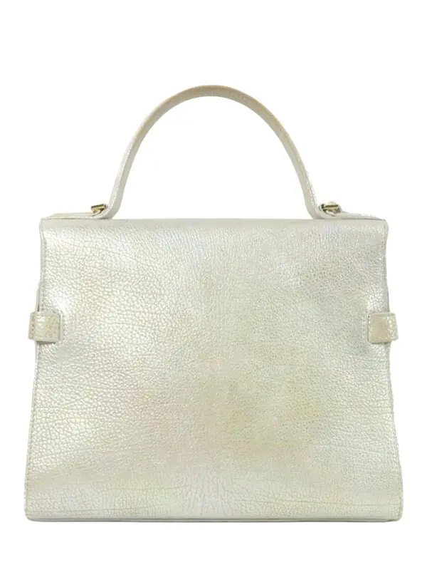 Delvaux Mm Tempete Tote Bag - Silver