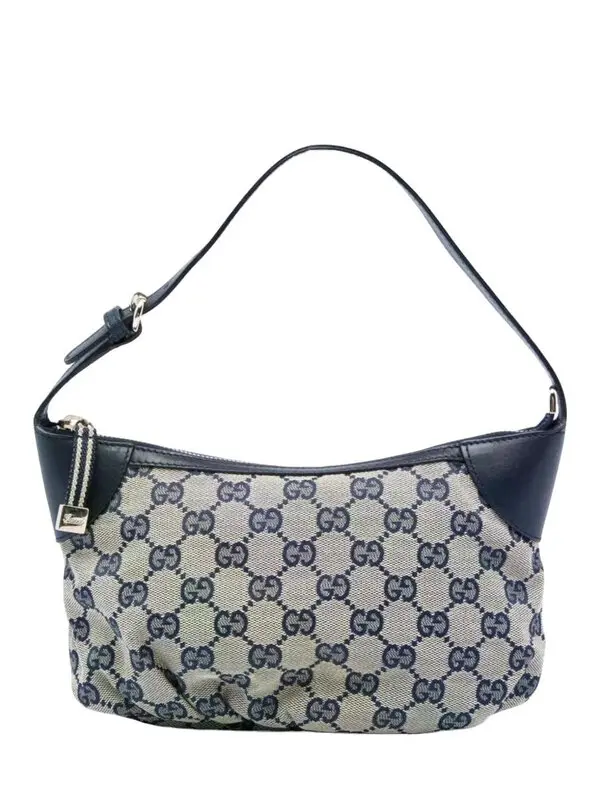 Gucci Gg Canvas Web Handbag - Neutrals