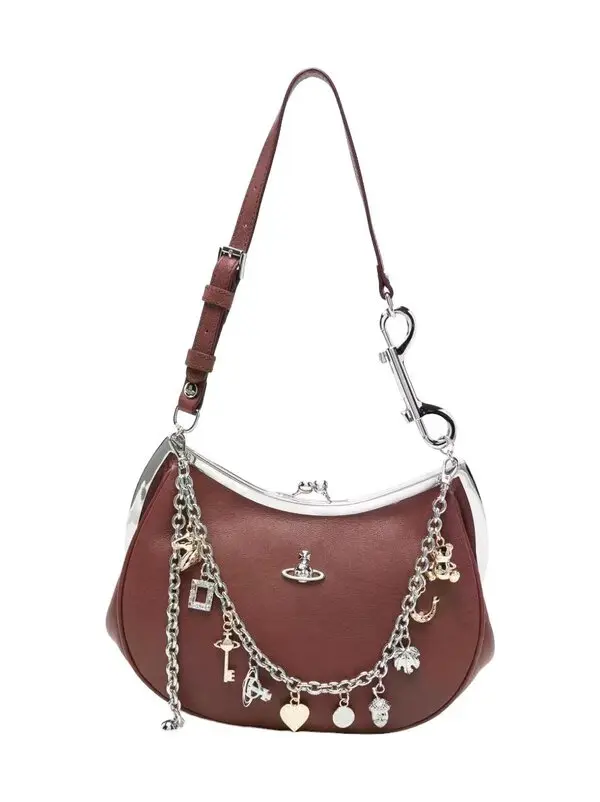 VIVIENNE WESTWOOD Charm-embellished Tote Bag - Red