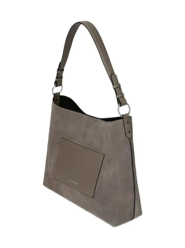 Karl Lagerfeld K/daily Suede Bag - Grey