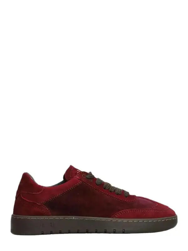 PIUMHA STUDIO Lace-up Suede Sneakers - Red