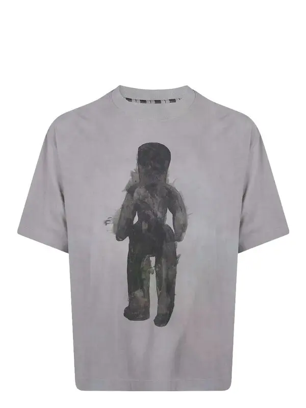 ZIGGY CHEN Graphic-print T-shirt - Grey