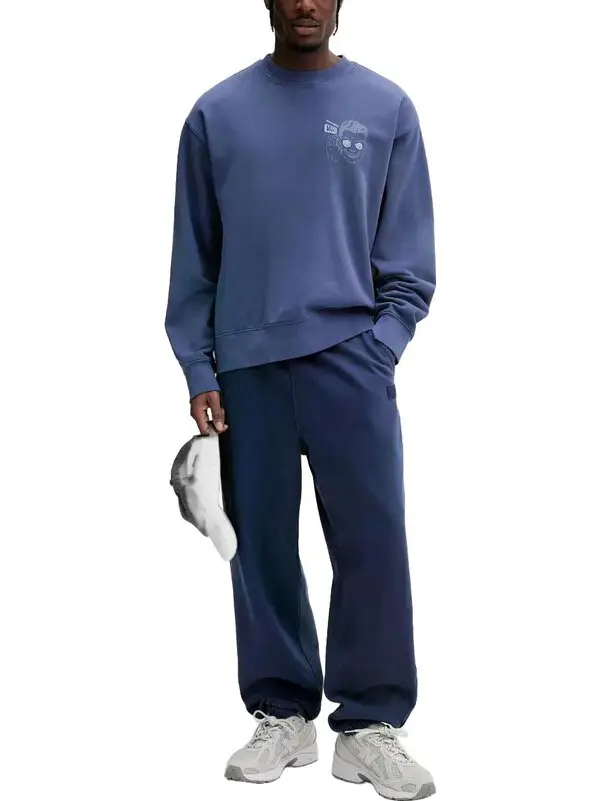 VANS Logo-patch Track Pants - Blue