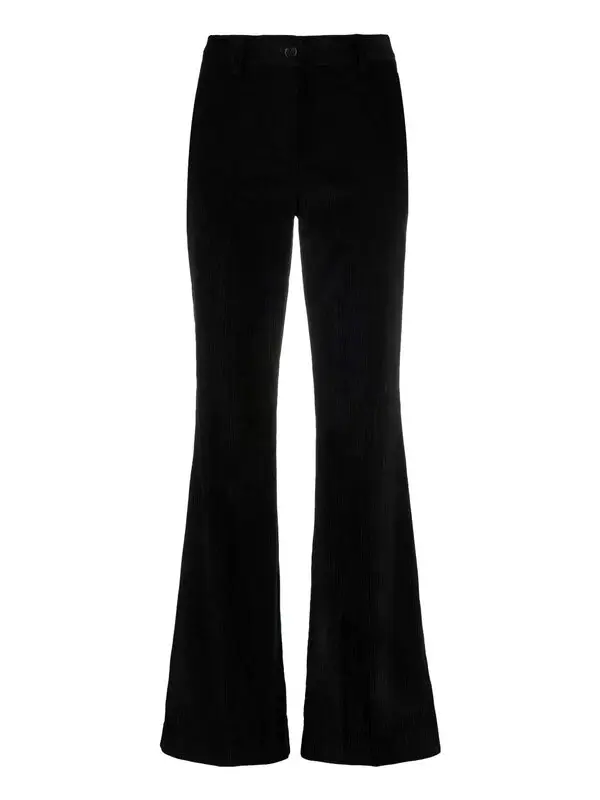 P.a.r.o.s.h Straight-leg Corduroy Trousers - Black