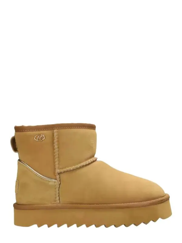 MEXX Suede Platform Boots - Neutrals