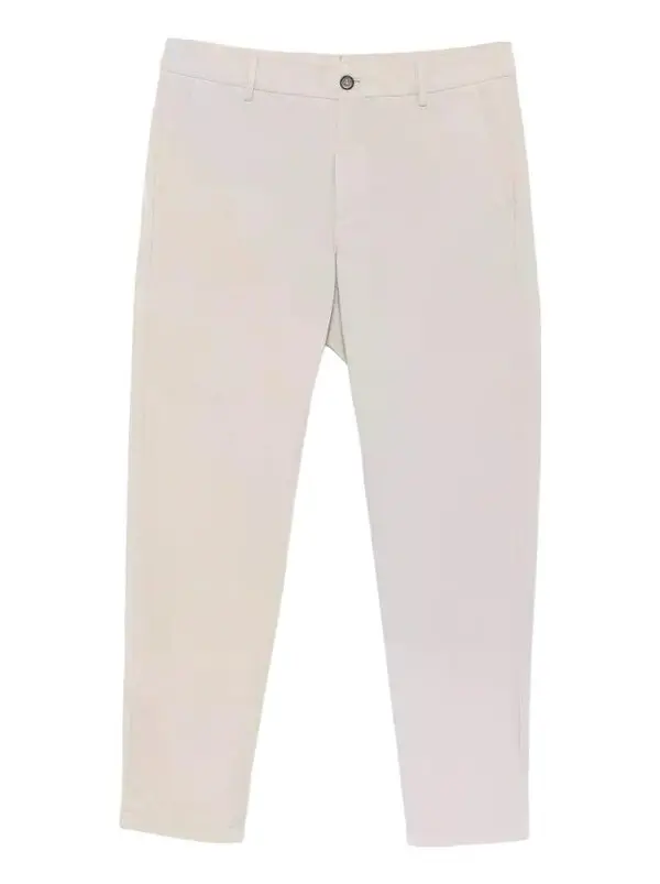 Eleventy Slim-fit Chino Trousers - Neutrals