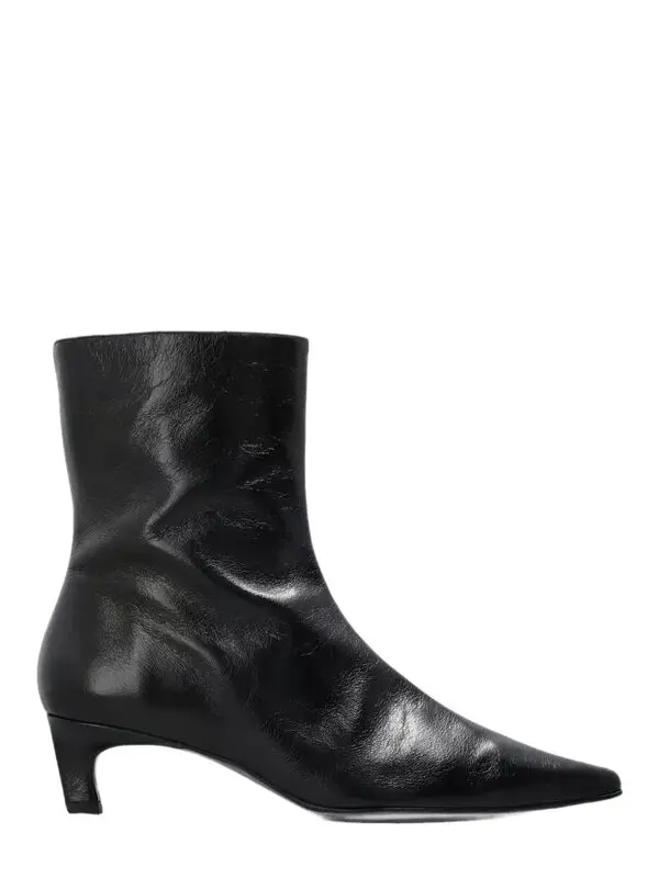 ALOHAS Ambar Rift Leather Ankle Boots - Black
