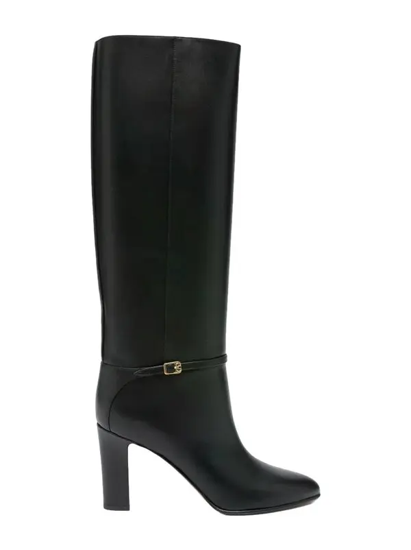 Valentino Garavani Knee-high Block Heel Boots - Black