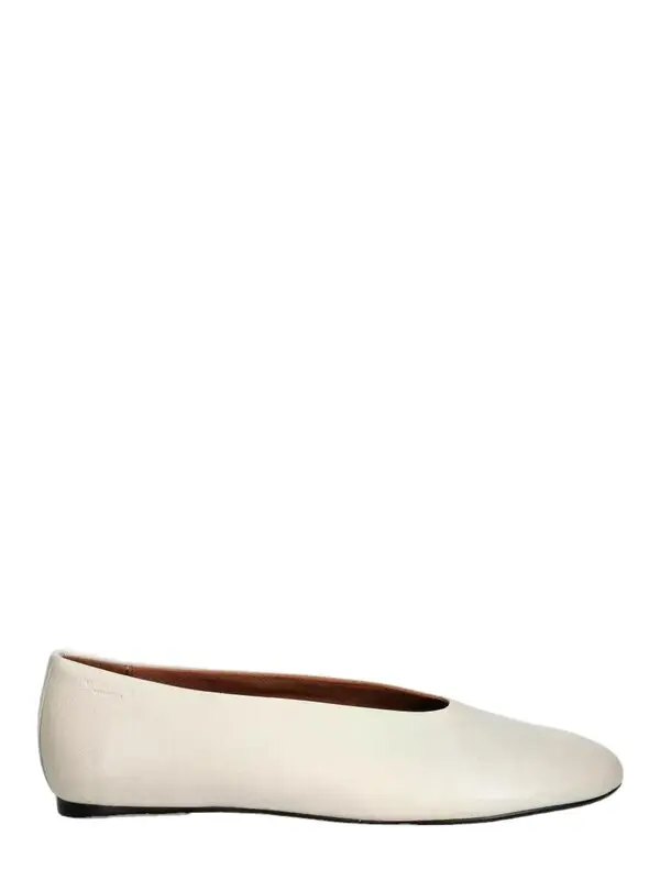 VAGABOND SHOEMAKERS Aleya Round-toe Leather Ballet Flats - Neutrals