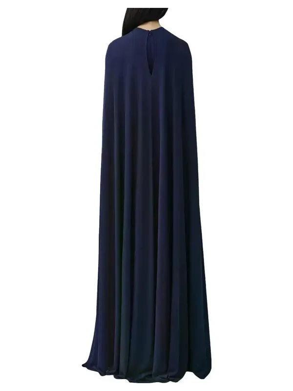 Simkhai Demi Draped Maxi Gown - Blue