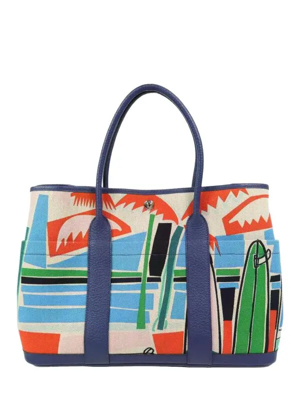 Hermès Pm Garden Party Two-way Handbag - Blue