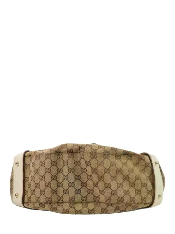 Gucci Gg Canvas Braided Shoulder Bag - Neutrals