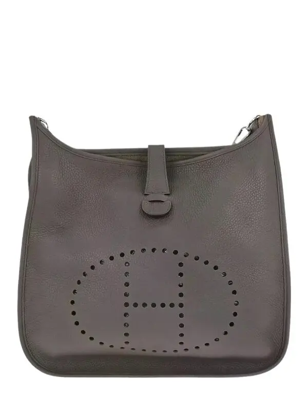 Hermès 2016 Taurillon Clemence Evelyne 3 Shoulder Bag - Grey