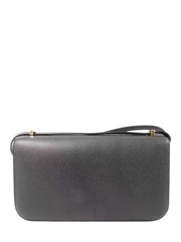 Hermès 2025 Constance Elan Leather Shoulder Bag - Grey