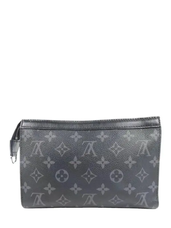 LOUIS VUITTON Monogram Gaston Shoulder Bag - Black