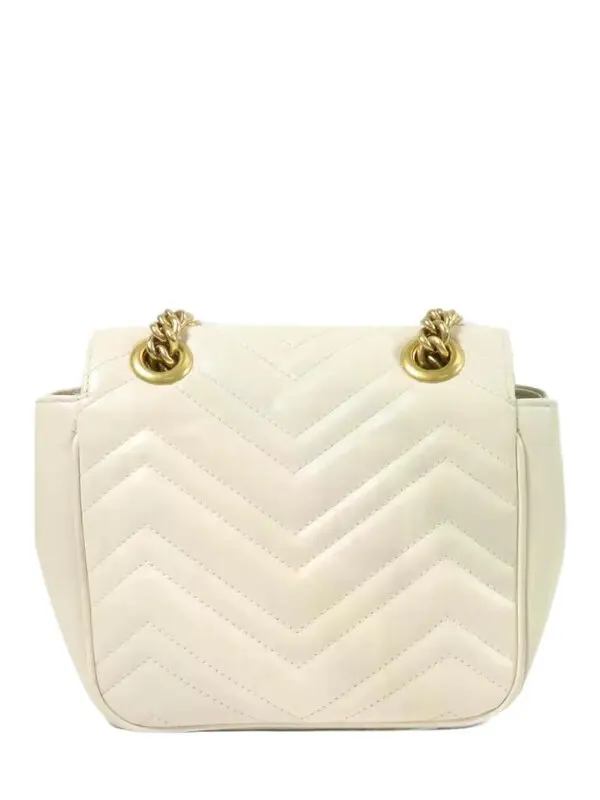 Gucci Mini Gg Marmont Shoulder Bag - Neutrals