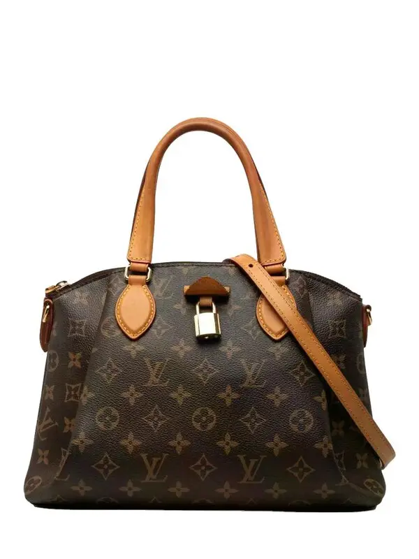 LOUIS VUITTON Monogram Rivoli Pm Satchel - Brown