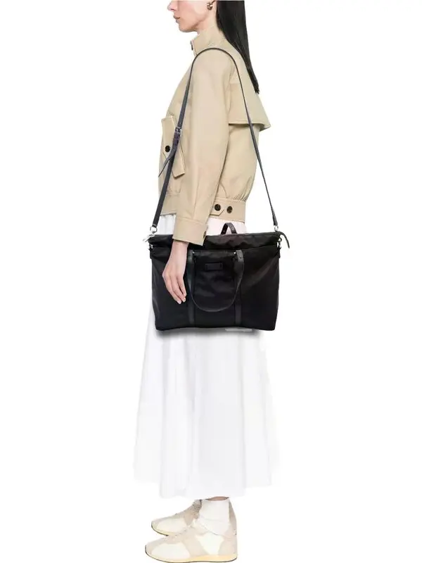 Gucci 2016-2026 Gg Nylon Satchel - Black