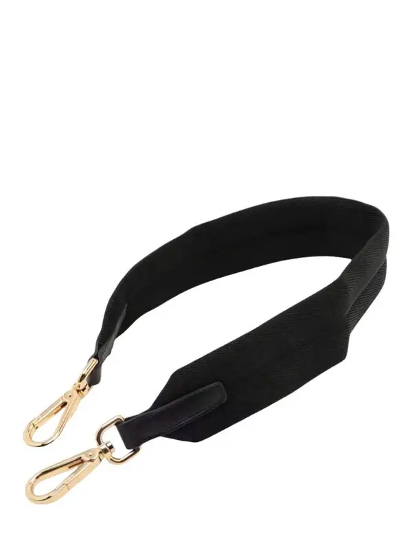 Prada 2013-2026 Tessuto Buckle Messenger Bag Crossbody Bag - Black