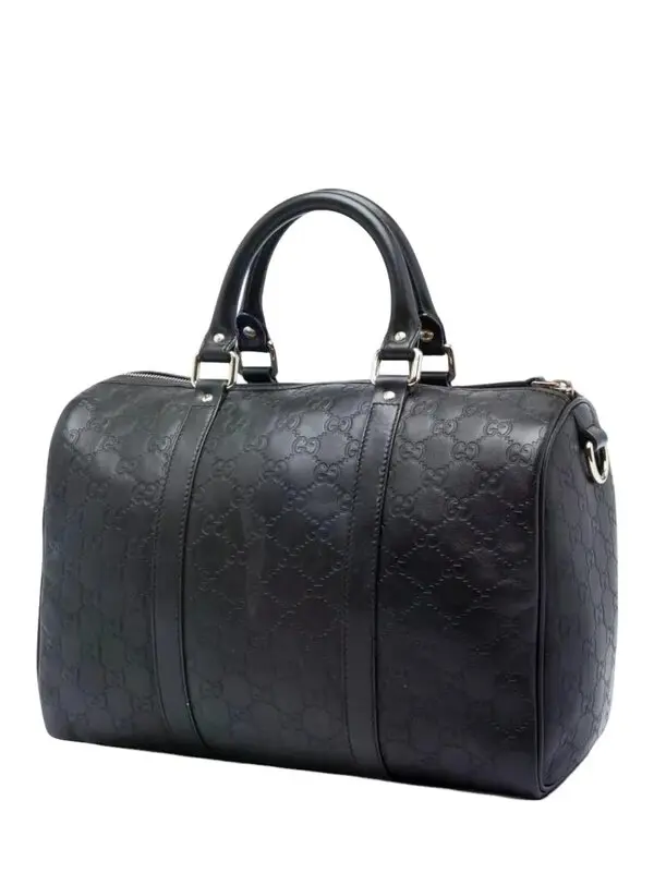 Gucci 2016-2026 Medium Guccissima Joy Boston Bag - Brown