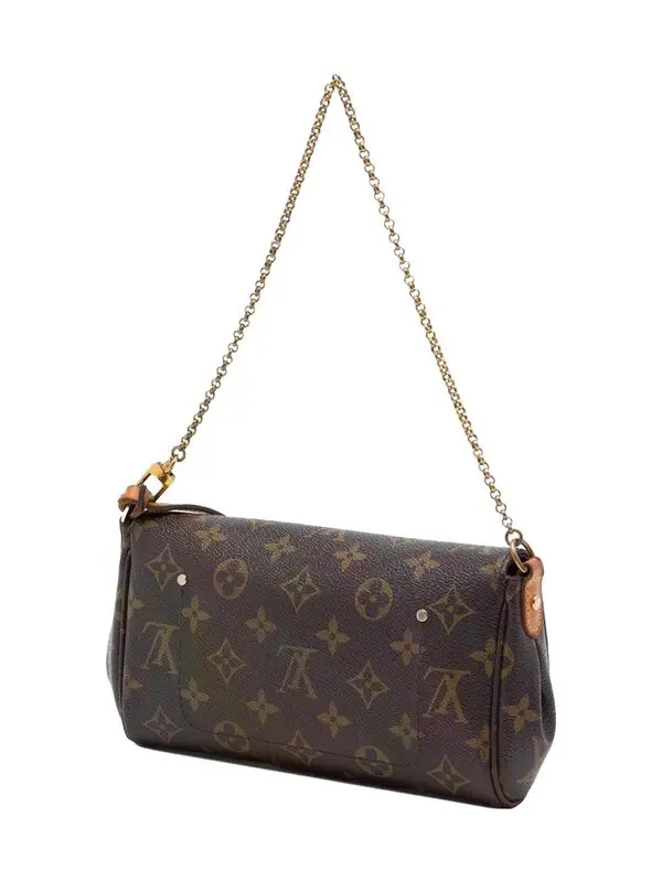 LOUIS VUITTON Monogram Favorite Mm Satchel - Brown