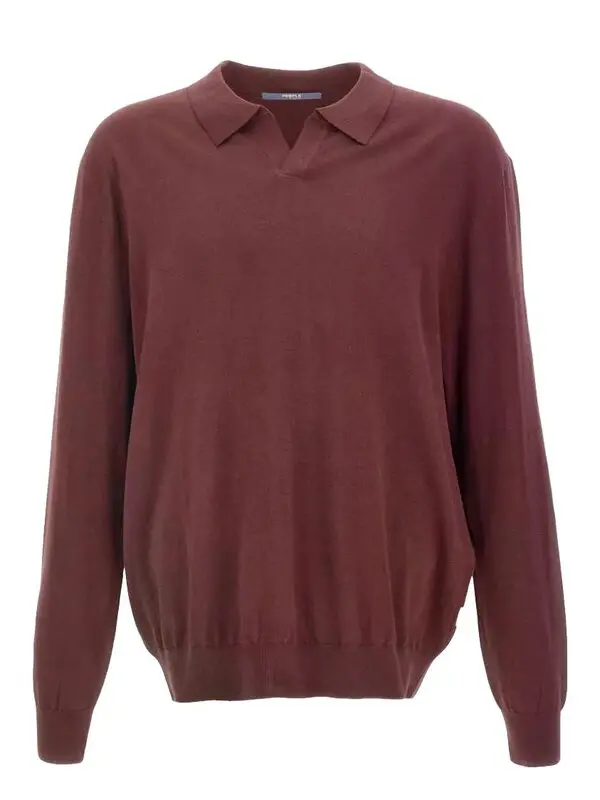PEOPLE OF SHIBUYA Kirin Long-sleeve Sweater - Red