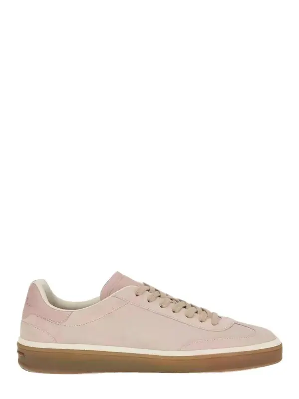 Loro Piana Suede Tennis Walk Sneakers - Pink