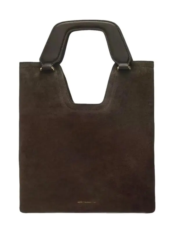AIM Mia Suede Tote Bag - Brown
