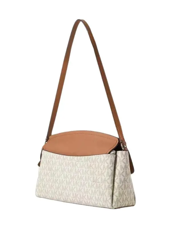 Michael Kors Monogram-print Shoulder Bag - Neutrals